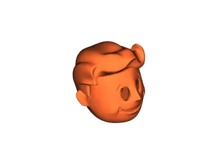 Fallout Vault Boy Head / Hollowed out by Peter Farell | Download free ...