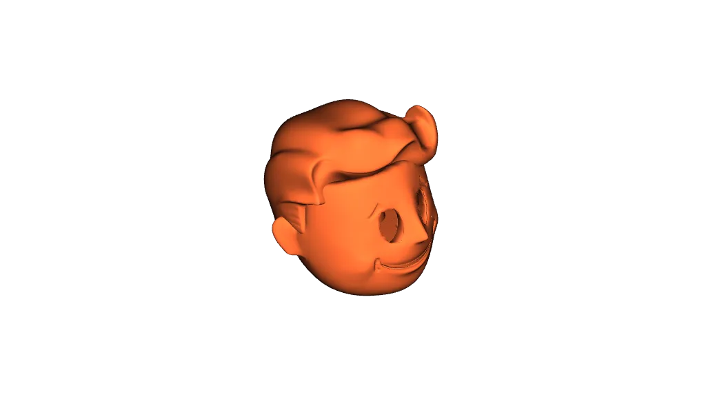Fallout Vault Boy Head / Hollowed out by Peter Farell | Download free ...