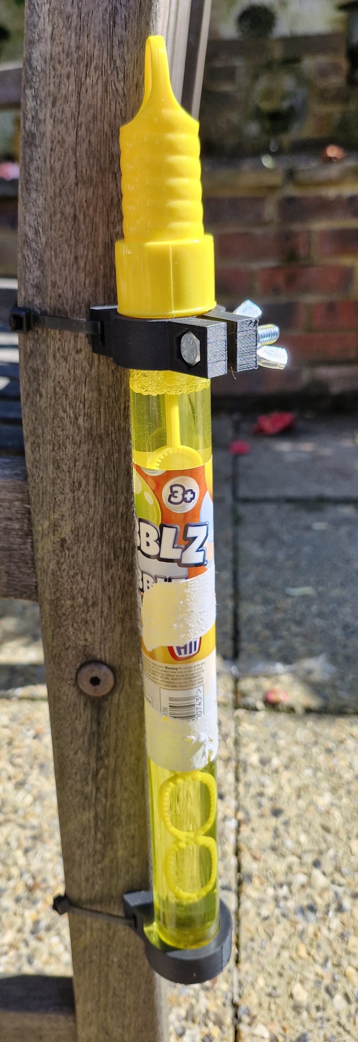 Bubble Wand Bottle Bracket by Trickyhicky | Download free STL model ...