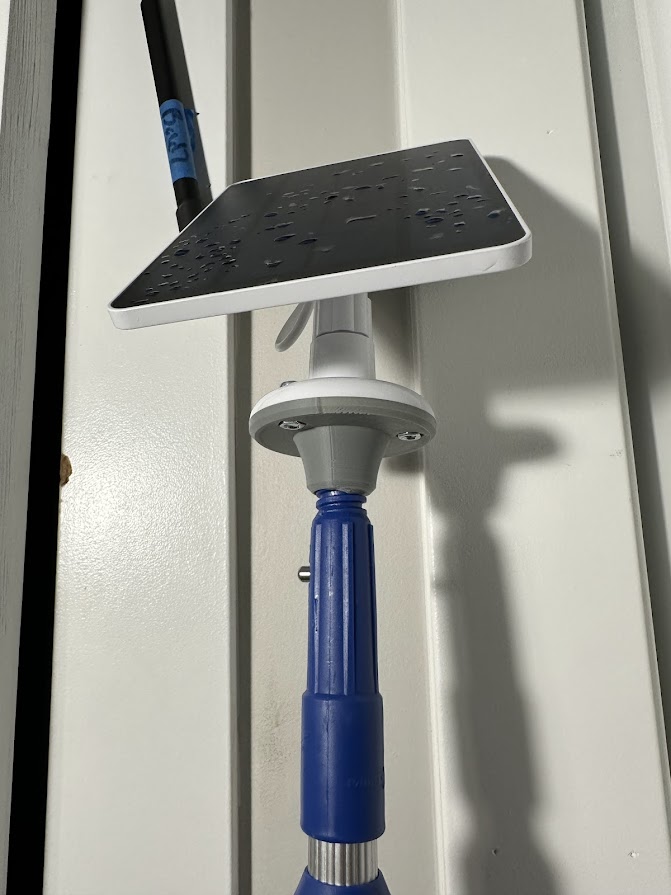 Solar Panel Pole Mount Base for Meshtastic by deuteranomalous1 ...