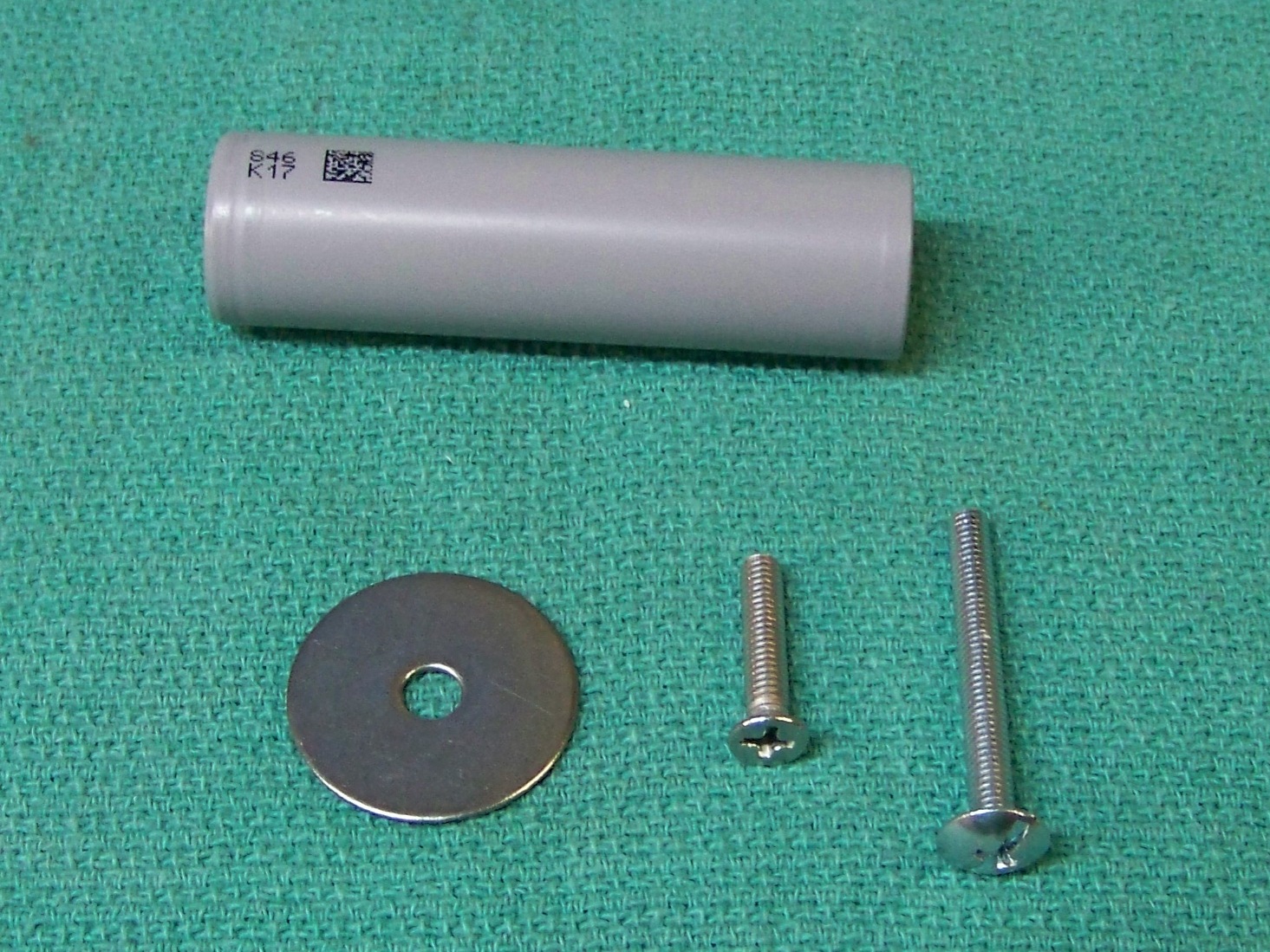 2 D Cell Flashlight Battery Case for One 18650 (No Wiring, only Screws ...