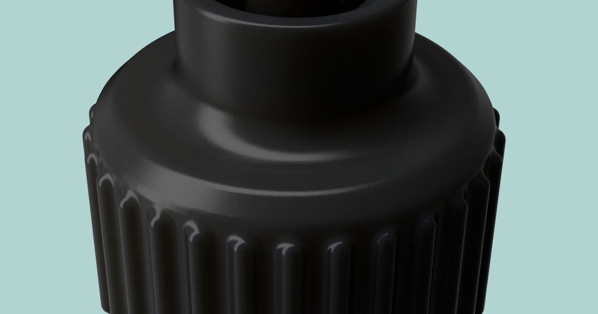 15/415 Luer Lock Bottle Cap by Node Creative Studio | Download free STL ...