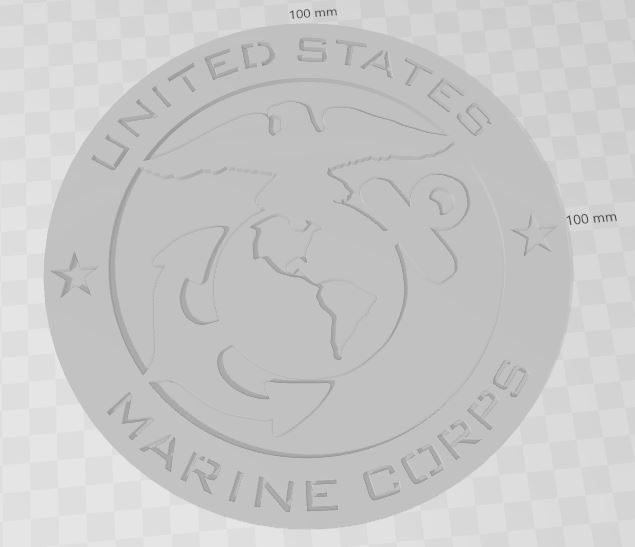 Remix of USMC Insignia by R.A. West | Download free STL model ...