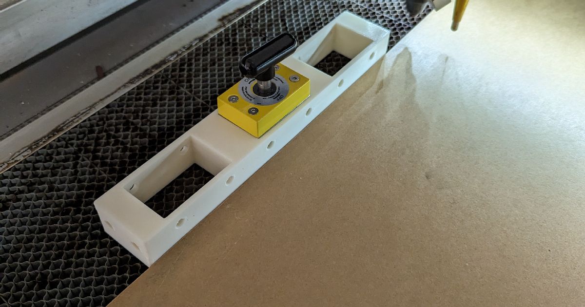 Switchable Magnet Edge Guide by Chris Marzano | Download free STL model ...