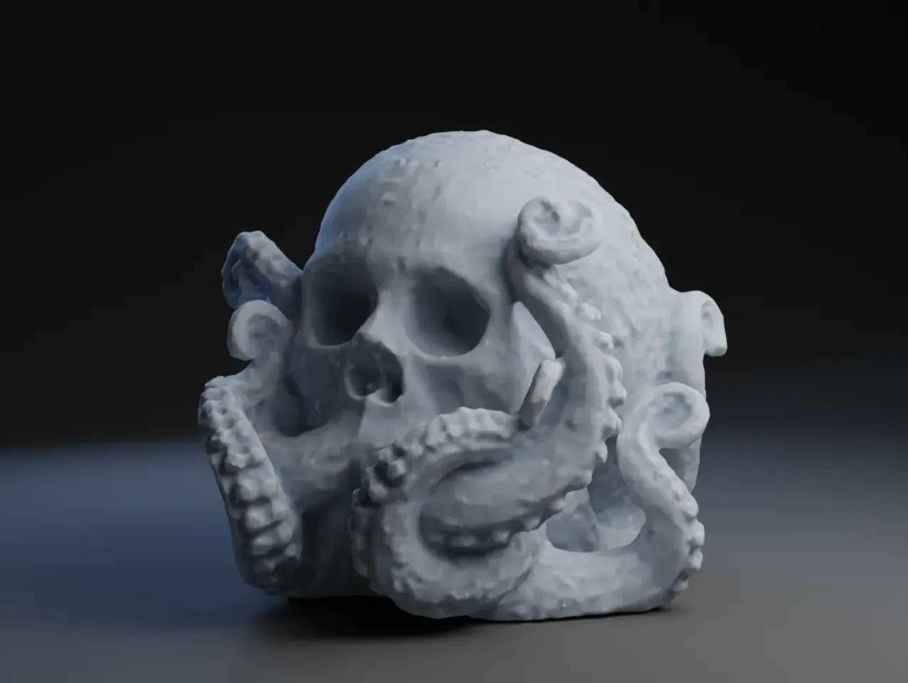 Octo Skull Bowl/Pot by AZ3D | Download free STL model | Printables.com
