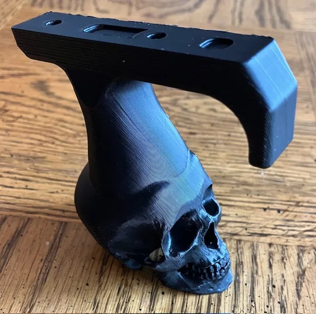 M-LOK Airsoft Skull Grip by Aiden Dabe | Download free STL model ...
