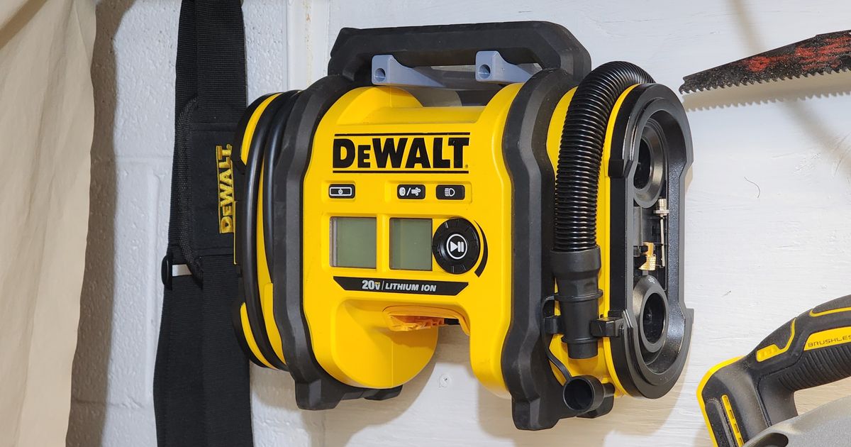 DEWALT Tire Inflator Wall Mount 20V MAX (DCC020IB) by SubBass100 ...