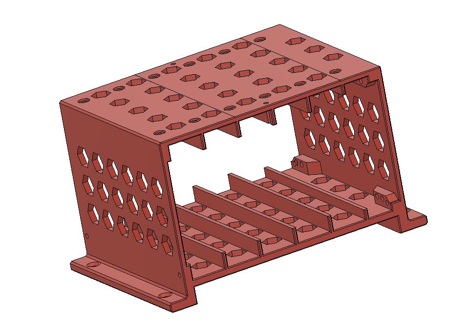 6 x 2.5in Drive Bay Caddy with Fan Shroud by DD_Bris | Download free ...