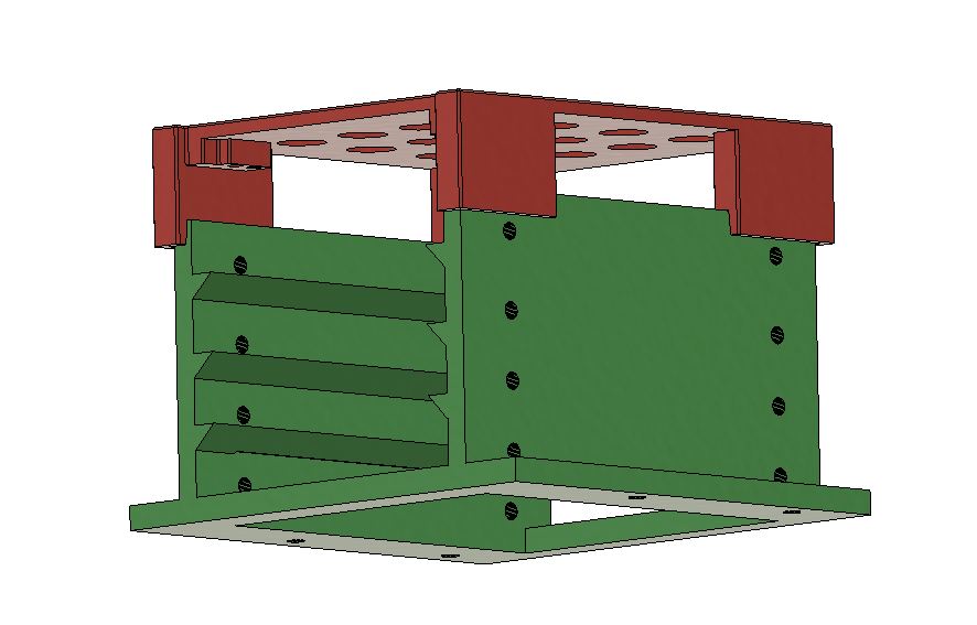 6 x 2.5in Drive Bay Caddy with Fan Shroud by DD_Bris | Download free ...