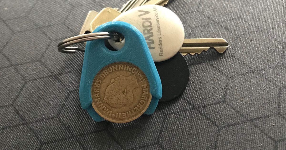 Shopping Cart Coin - Keychain (10 & 20 KR) by Tobias Christensen ...