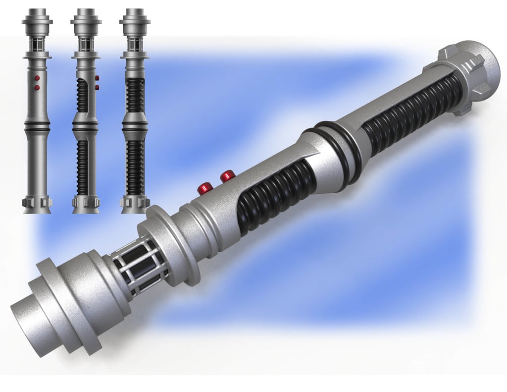 Kyle Katarn's Lightsaber by CaseStudyno8 | Download free STL model ...