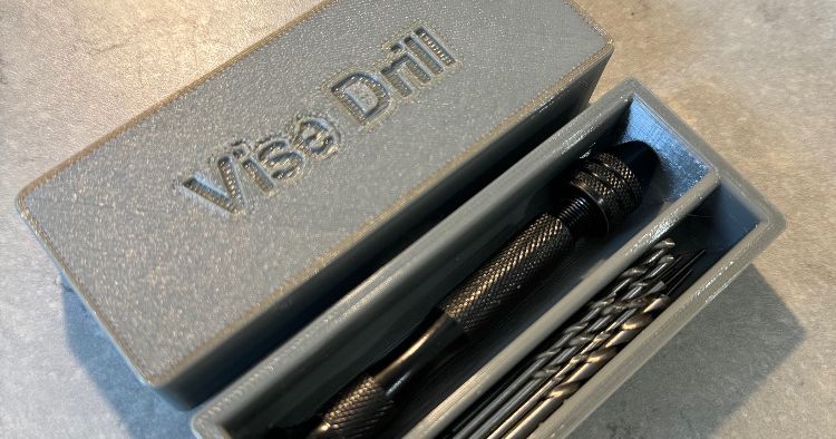 Vise Drill Container Case Storage Box by edcdadstuff | Download free ...