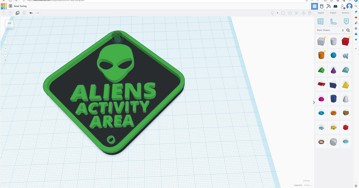 Alien Sign by johnny Little | Download free STL model | Printables.com