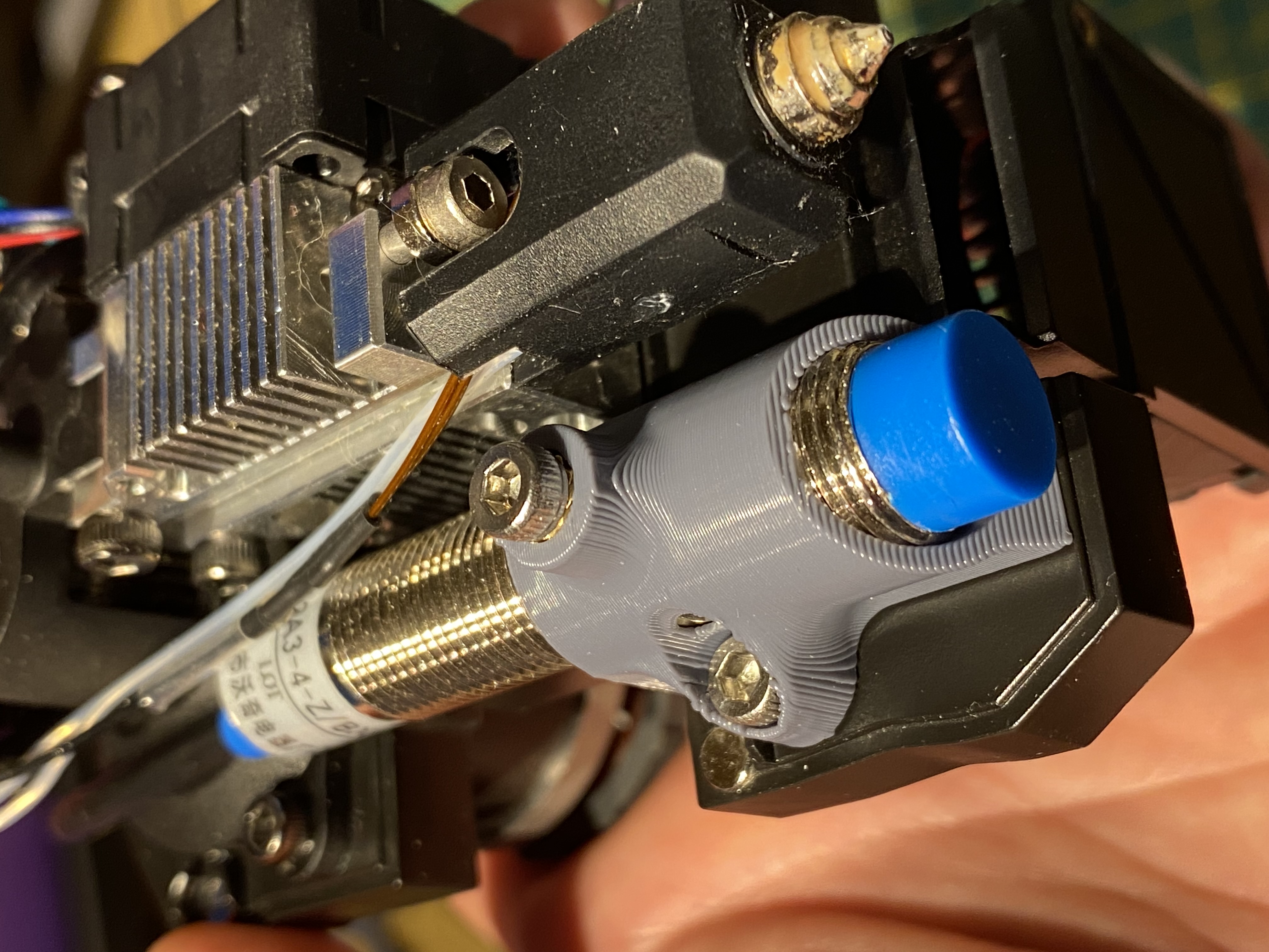 SOVOL SV08 M12 Inductive Probe Mount LJ12A3-4-Z/AX by 3DPrintDemon ...