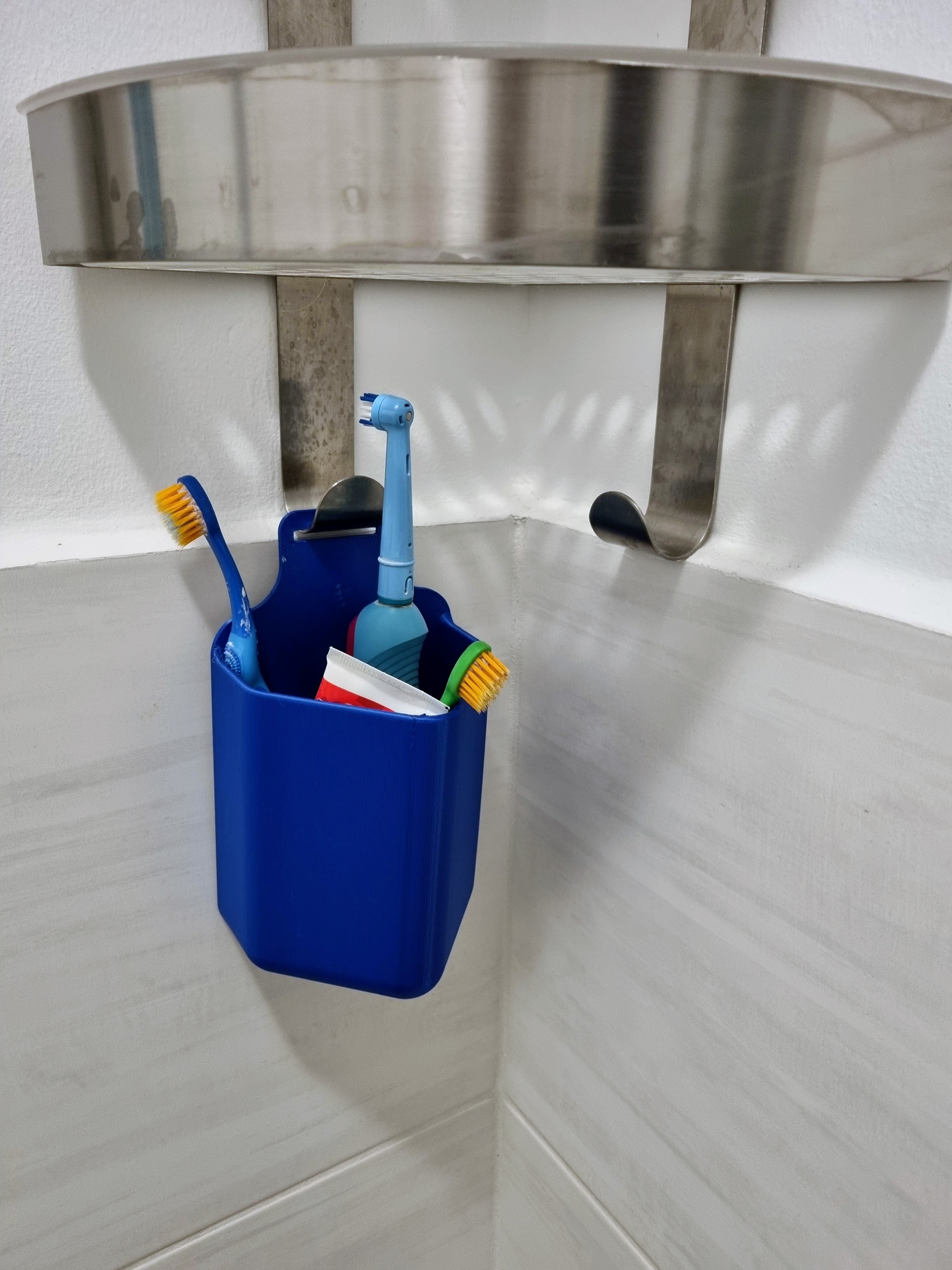 Toothbrush holder for IKEA bathroom corner shelf by VSP | Download free ...