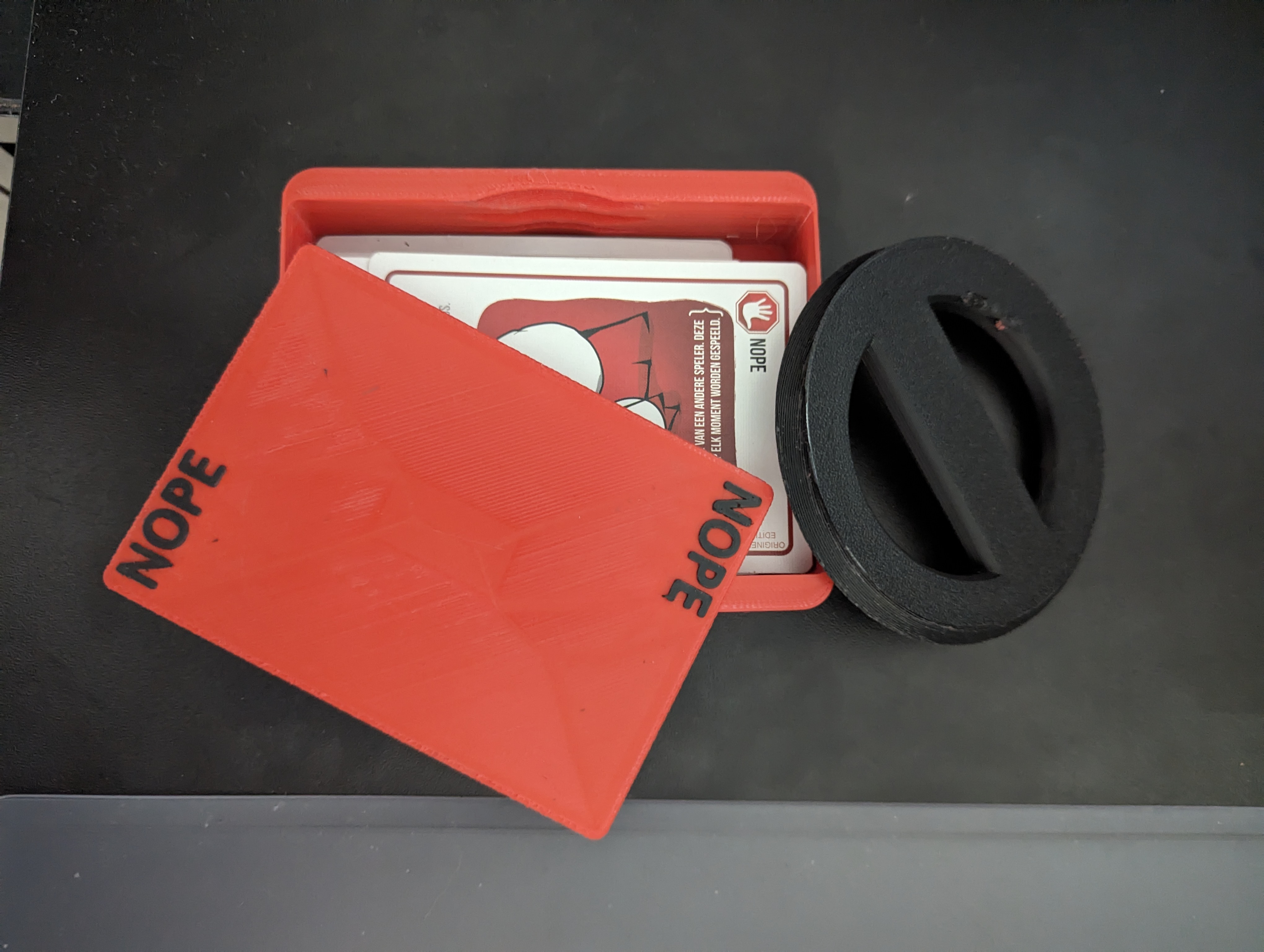 Exploding Kittens 'Nope Card' storage box by Max Delissen | Download ...