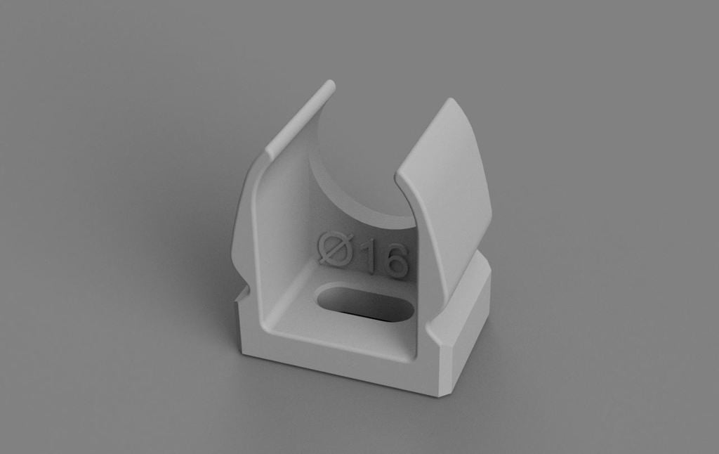 Pipe clip Ø 16 / 20 / 25 / 32 / 40mm - B Type - Clip Fissatubo Aperto ...