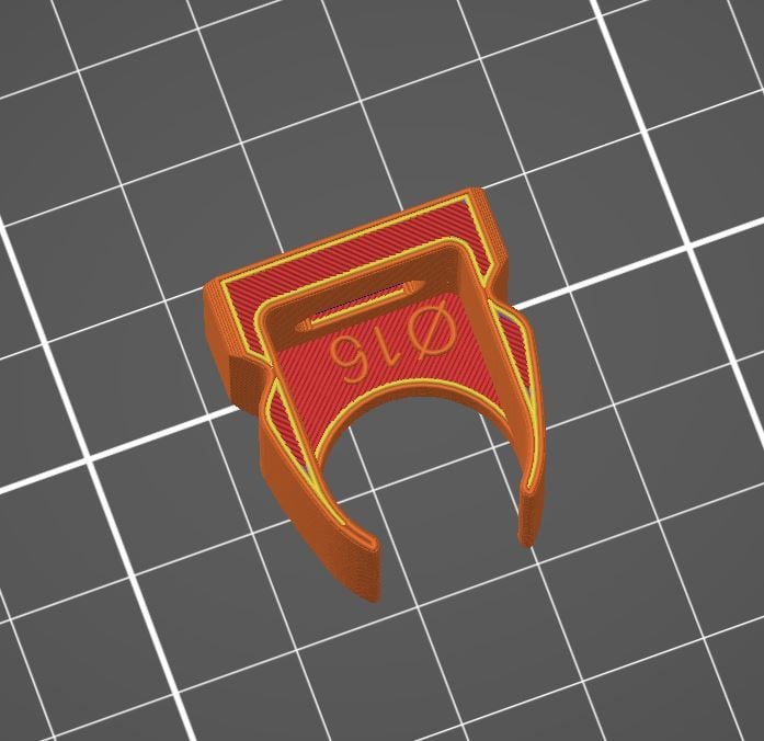 Pipe clip Ø 16 / 20 / 25 / 32 / 40mm - B Type - Clip Fissatubo Aperto ...
