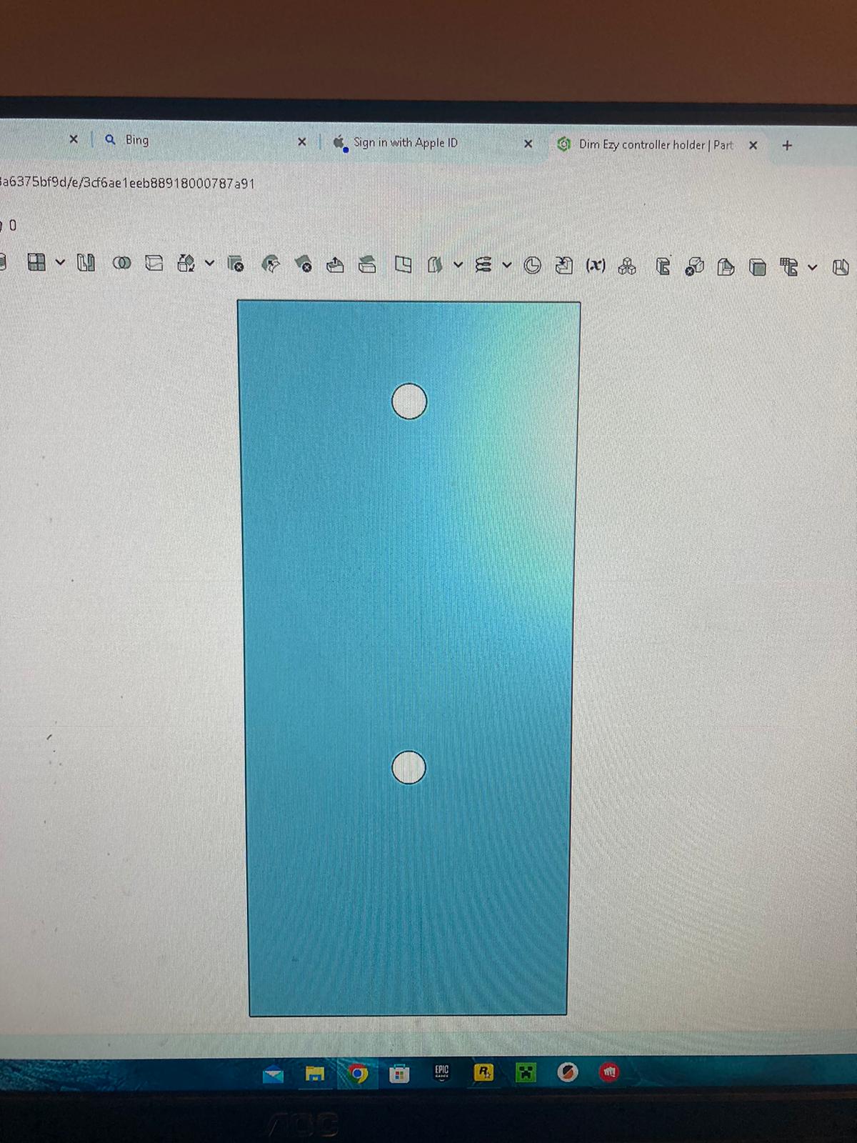 Dim Ezy controller holder by vil | Download free STL model | Printables.com
