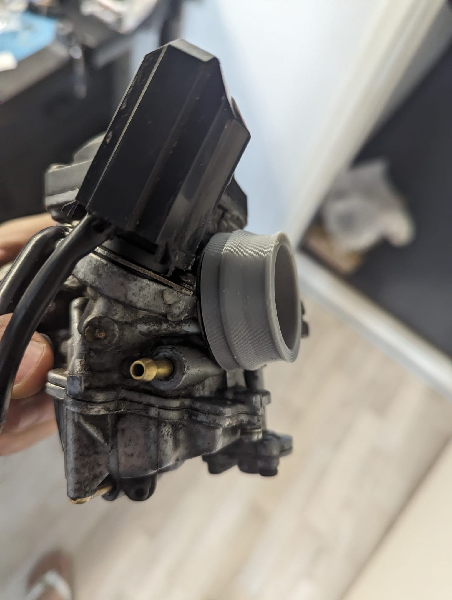 Carburetor Air Intake Extender - TPU by Gabriel Z | Download free STL ...