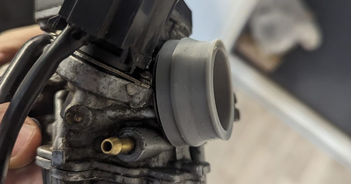 Carburetor Air Intake Extender - TPU by Gabriel Z | Download free STL ...