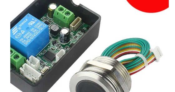 Fingerprint sensor box for gate or door opening by DVS | Download free ...