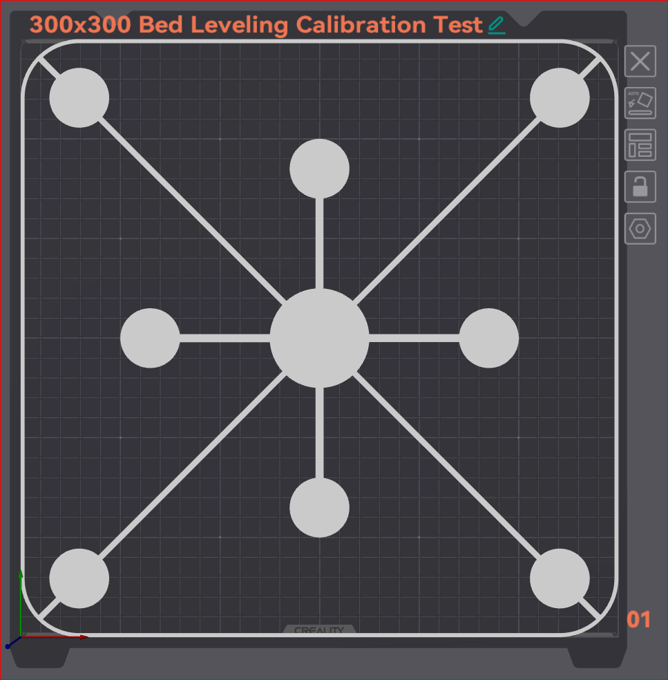 300x300 Bed Leveling Calibration Test by Mi09 | Download free STL model ...