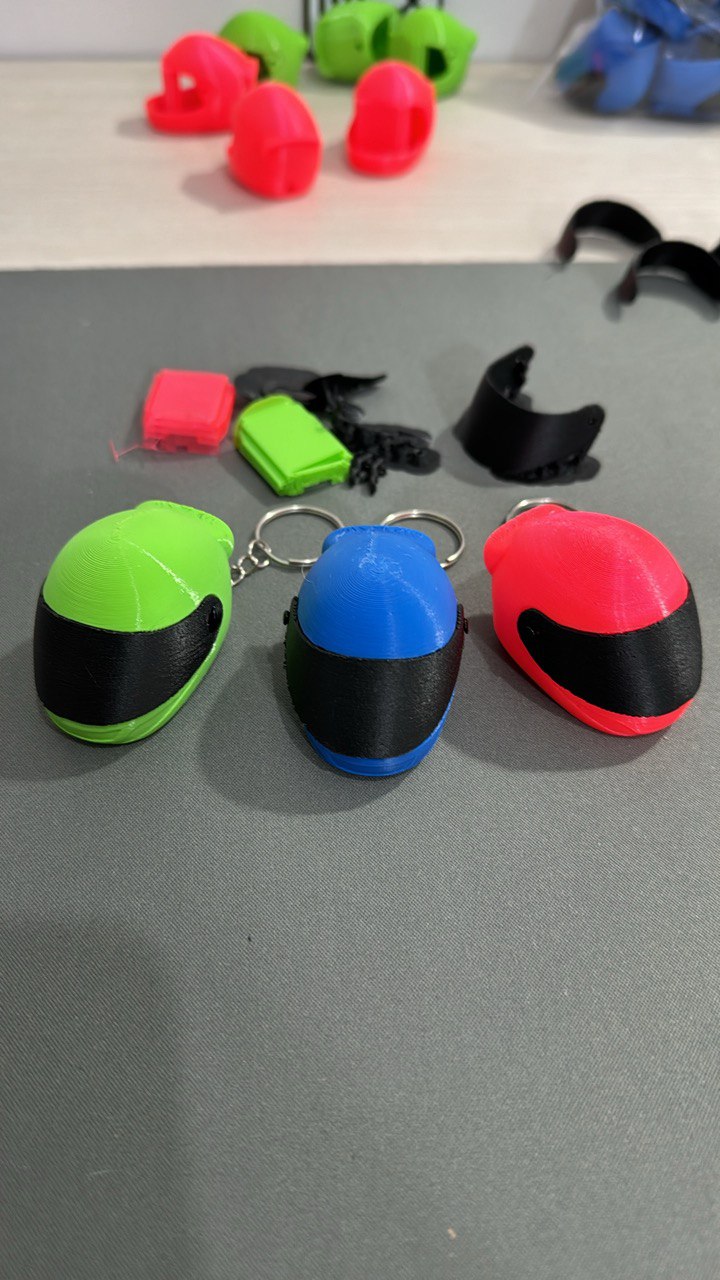 Keychain Helmet by mc2_project3d | Download free STL model | Printables.com