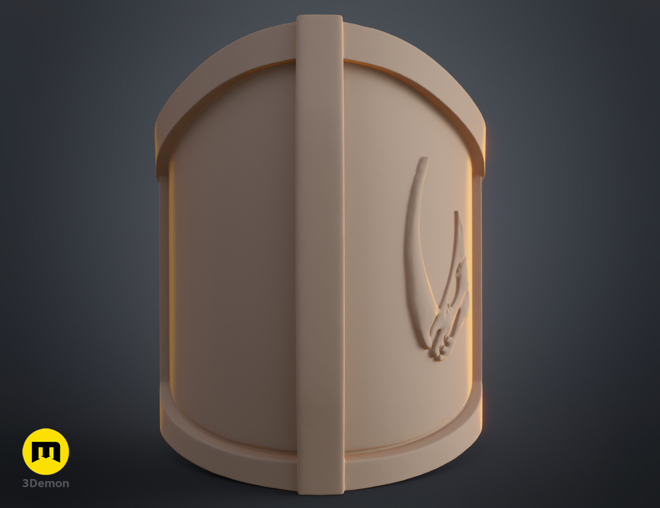 Mandalorian Mudhorn signet shoulder armor by 3Demon | Download free STL ...