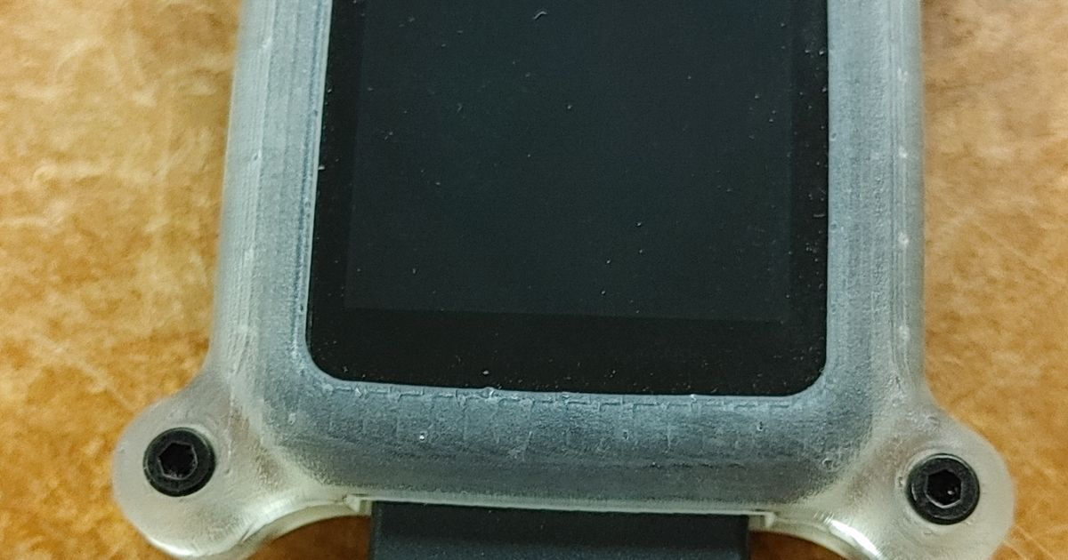 PineTime Bolted Case by Diesel | Download free STL model | Printables.com