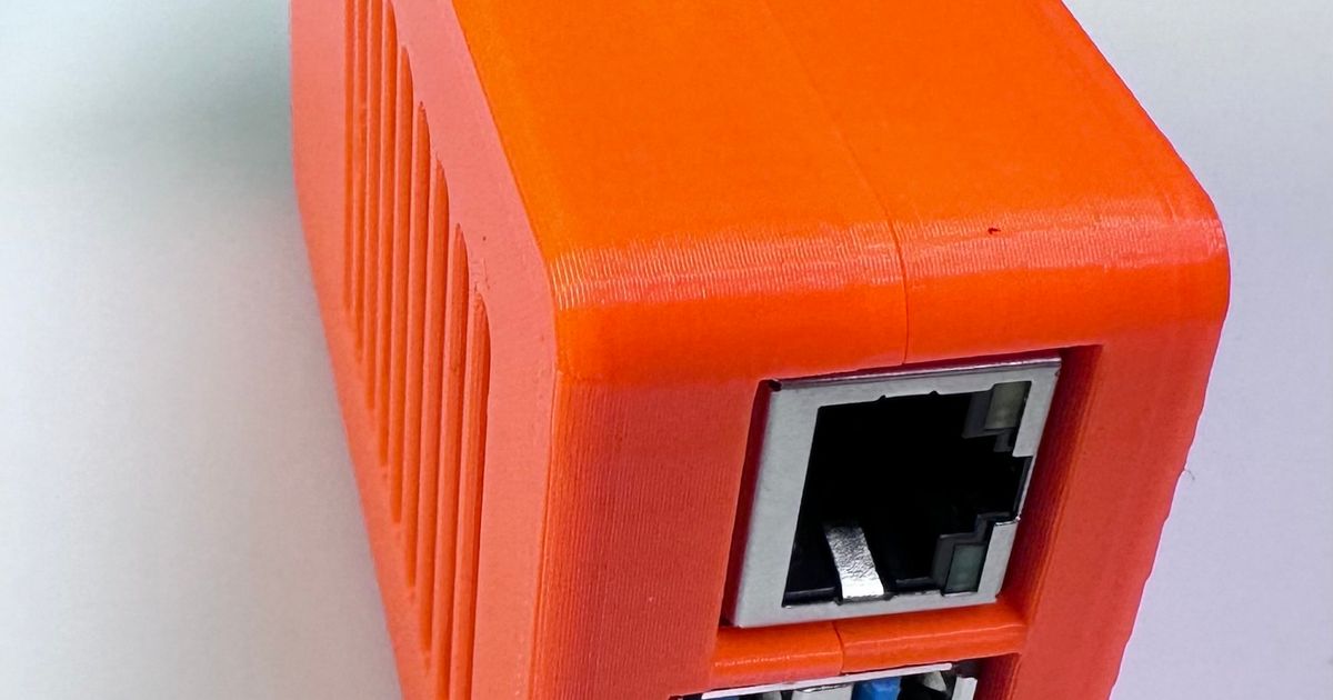 Prusa Enclosure - Raspberry Pi 4 snapfit case by DukeCGN | Download ...