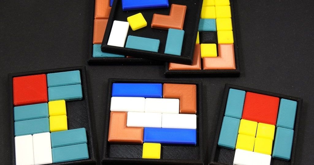 Sliding Block Puzzle Construction Kit by Welt der Geduldspiele ...