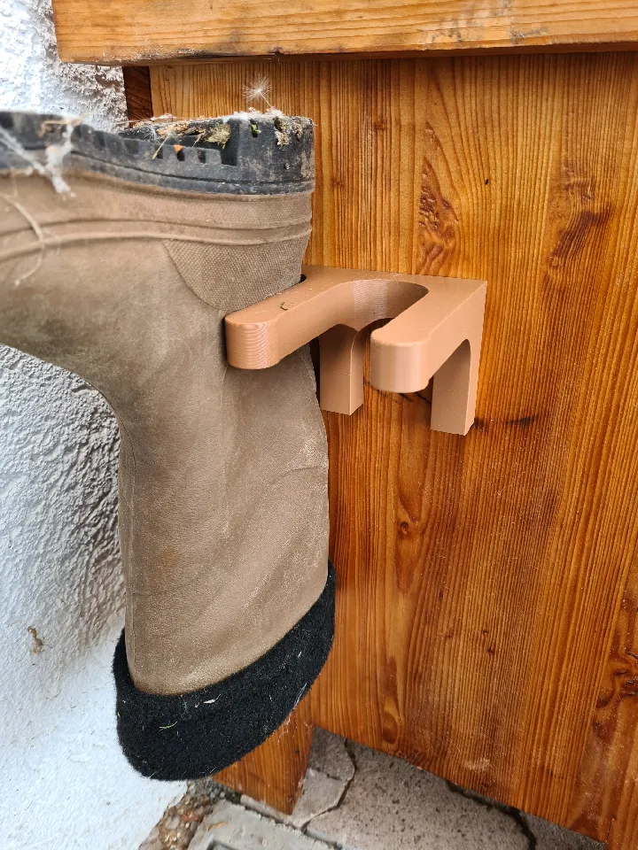 wall mount for boots, boot hanger by Robertinho10 | Download free STL ...