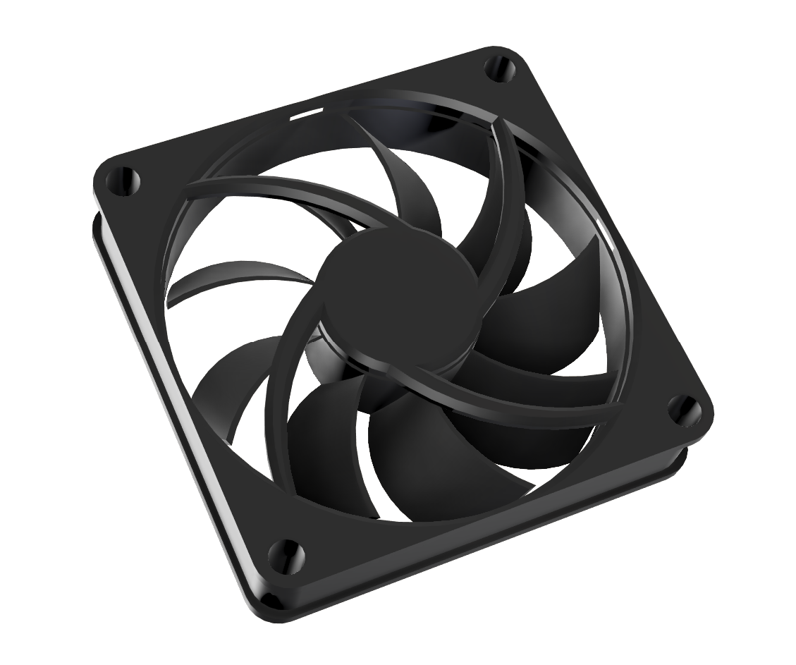 Axial Fan 70x70x15mm by thomers | Download free STL model | Printables.com