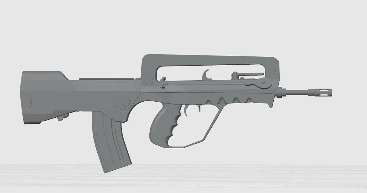 Counter Strike 2 - FAMAS Model by NotDalle | Download free STL model ...