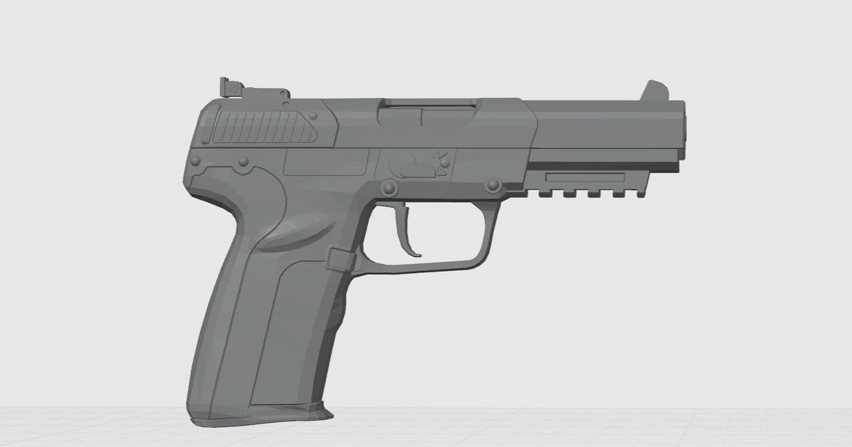 Counter Strike 2 - FIVE-SEVEN Pistol Model by NotDalle | Download free ...