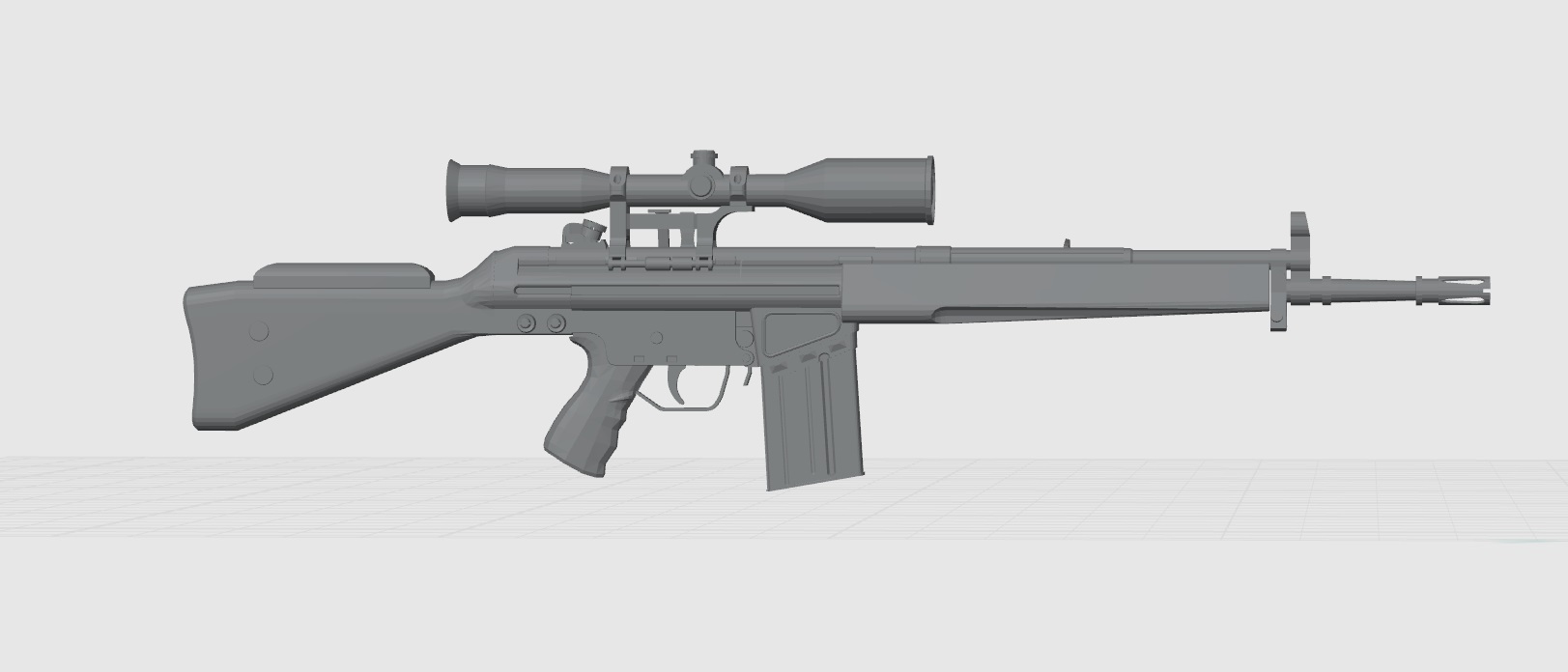 Counter Strike 2 - g3sg1 Sniper Model by NotDalle | Download free STL ...