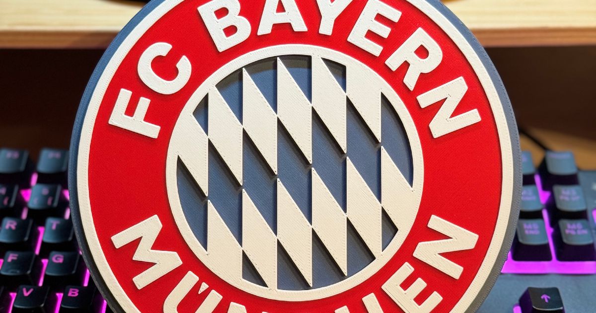 Logo mural - Bayern Munich by Romain | Download free STL model ...