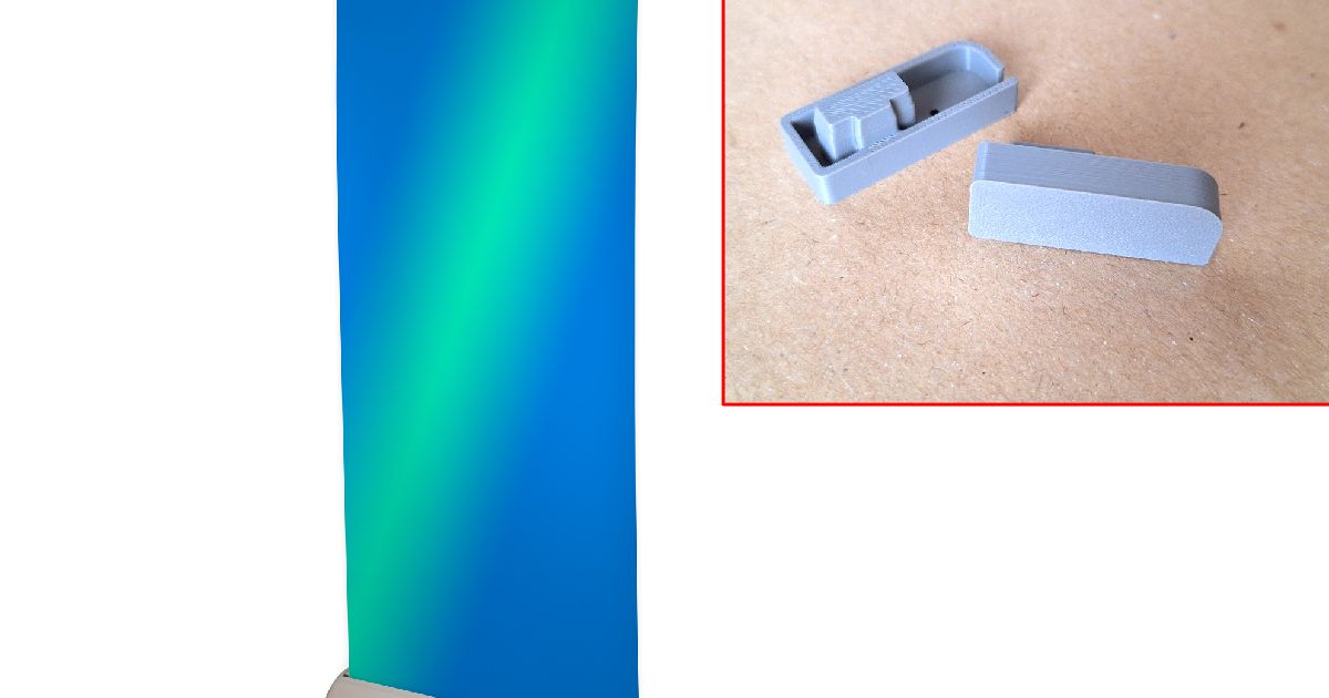 Rollup upper profile Caps by Officina23 | Download free STL model ...