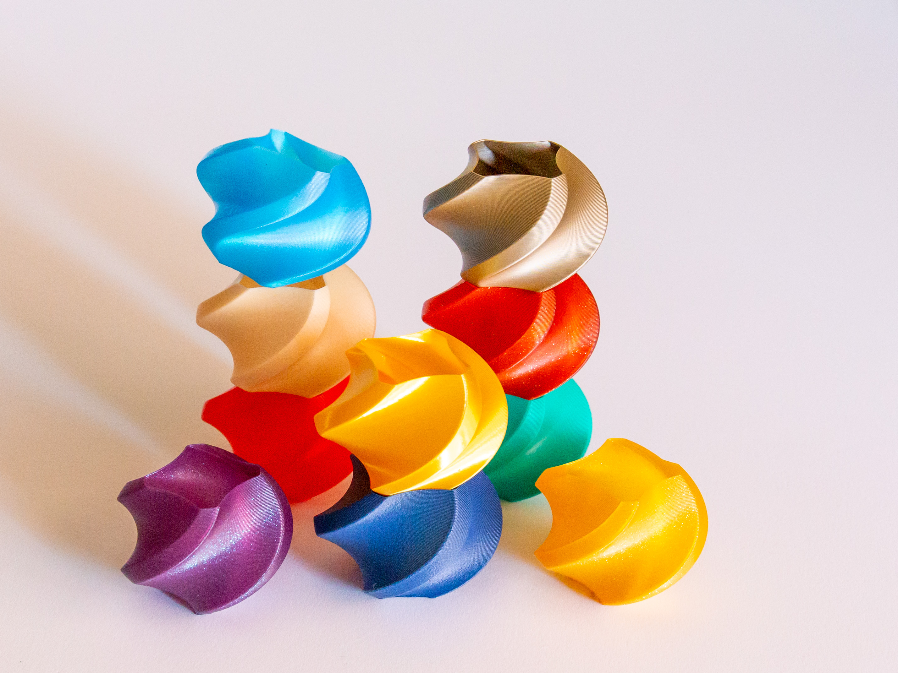 Stackable filament display model by Officina23 | Download free STL ...