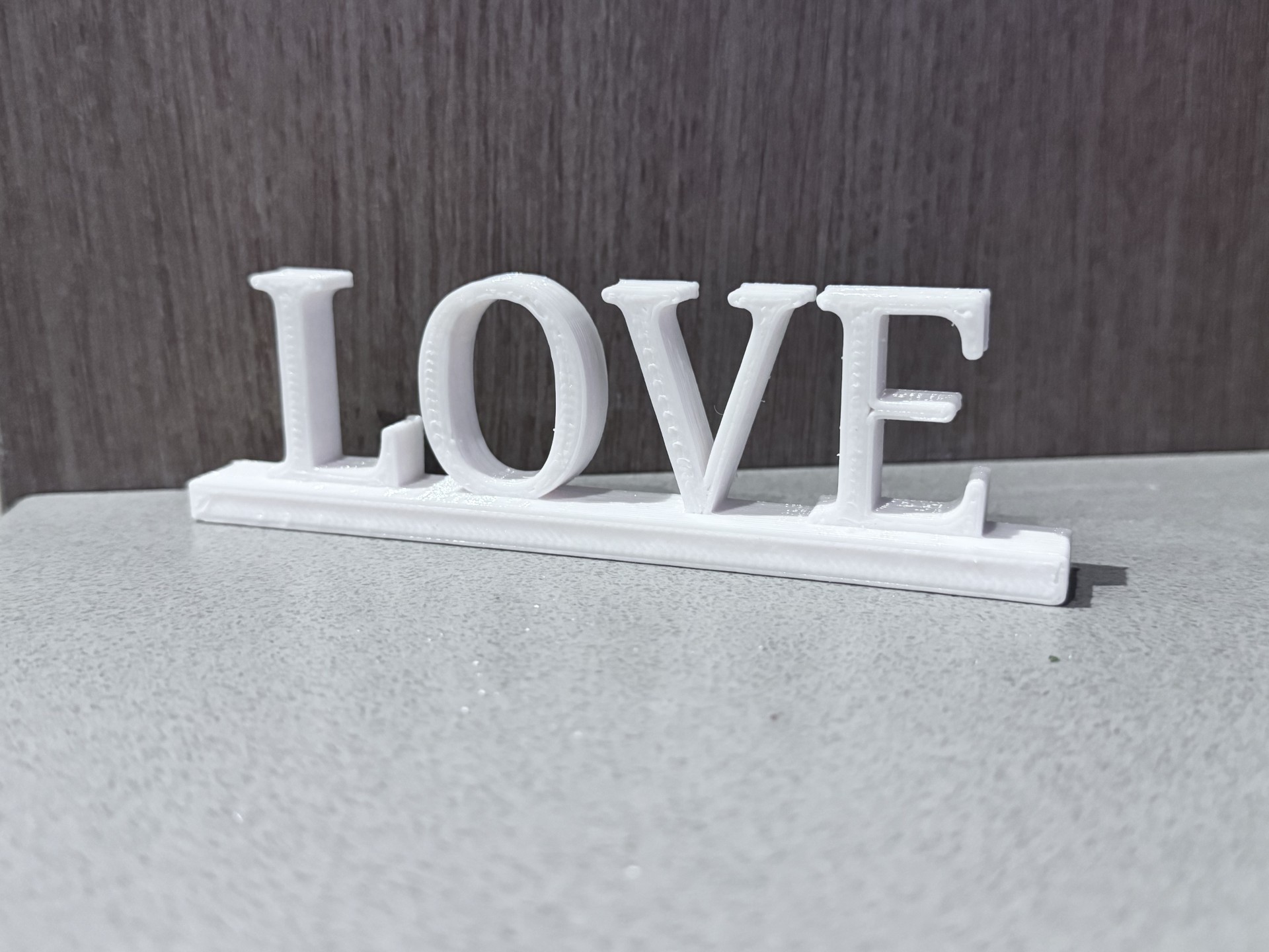 "Love" Home Decor Sign by Anthony Risk | Download free STL model ...