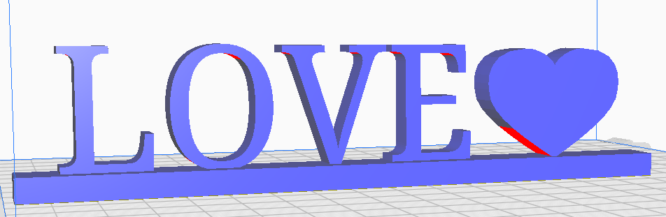 "Love" Home Decor Sign by Anthony Risk | Download free STL model ...