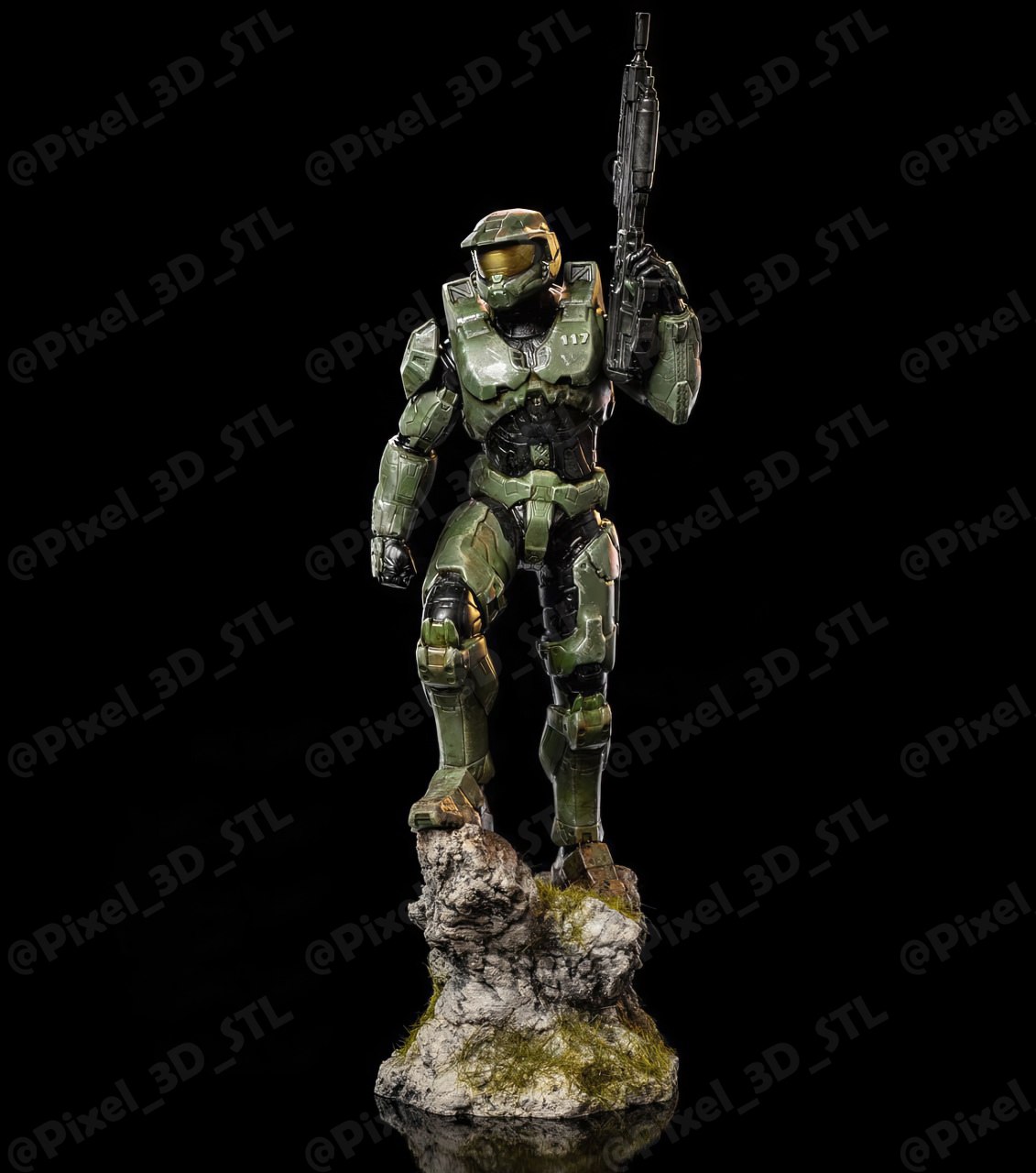 Master chief por Jamelgo | Descargar modelo STL gratuito | Printables.com