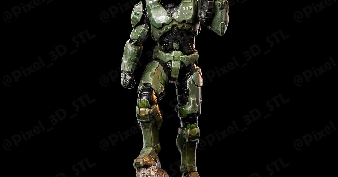 Master chief por Jamelgo | Descargar modelo STL gratuito | Printables.com