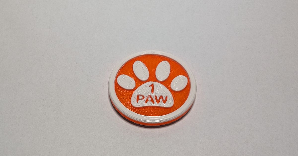 One Paw Coin (NFC) by Xermic | Download free STL model | Printables.com