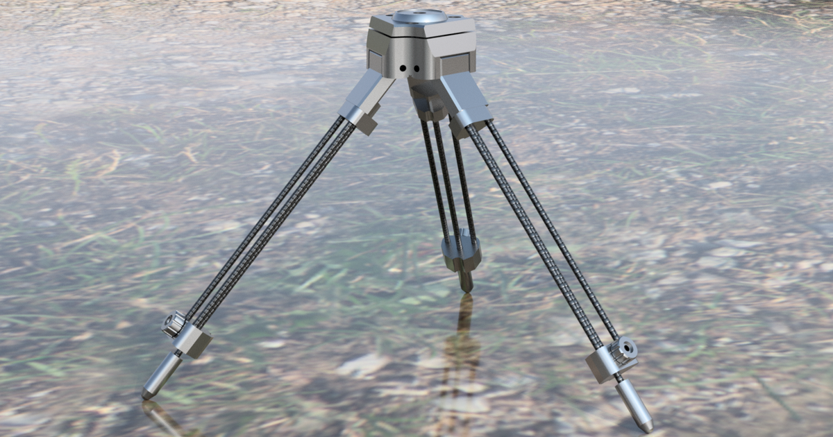 Ultralight tripod for trekking by ASIM Project | Download free STL ...