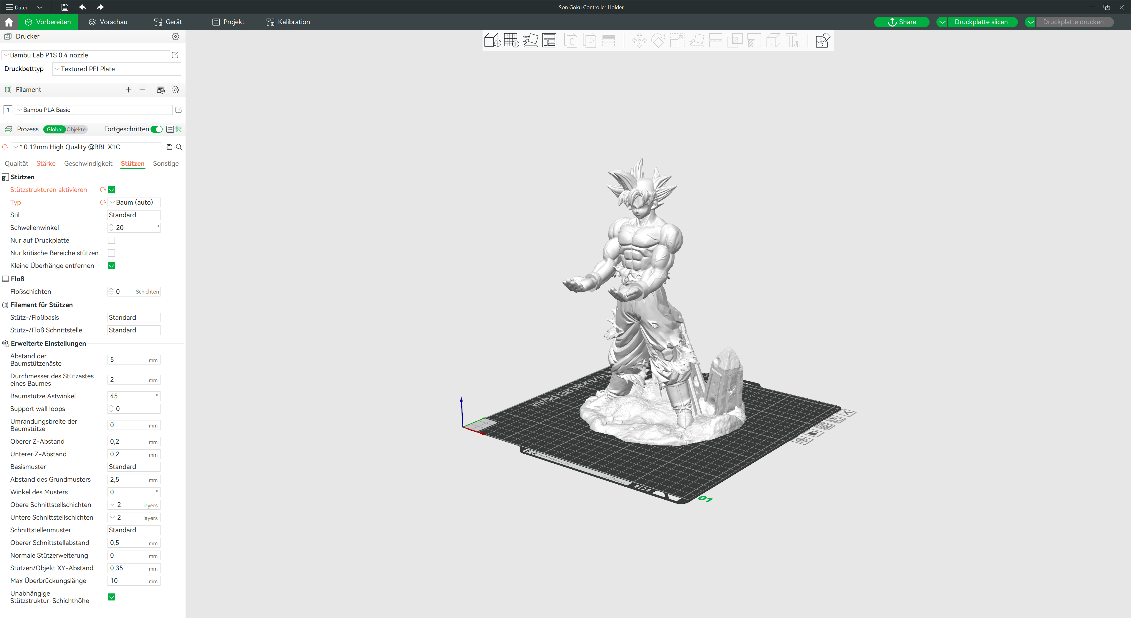 Son Goku Controller Holder by Tobi_Tobi | Download free STL model ...