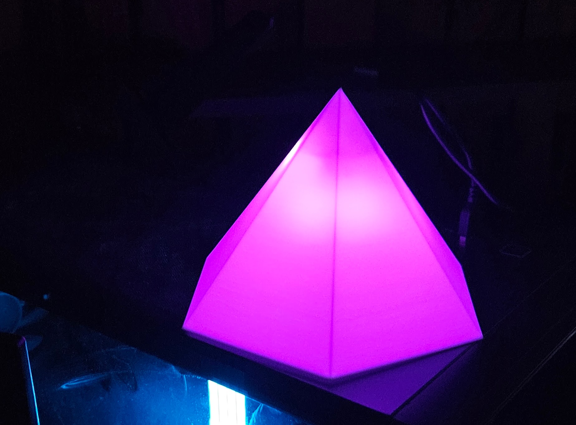 Pyramid LED Lightbox - Illuminate Your Space with Customizable Lighting ...