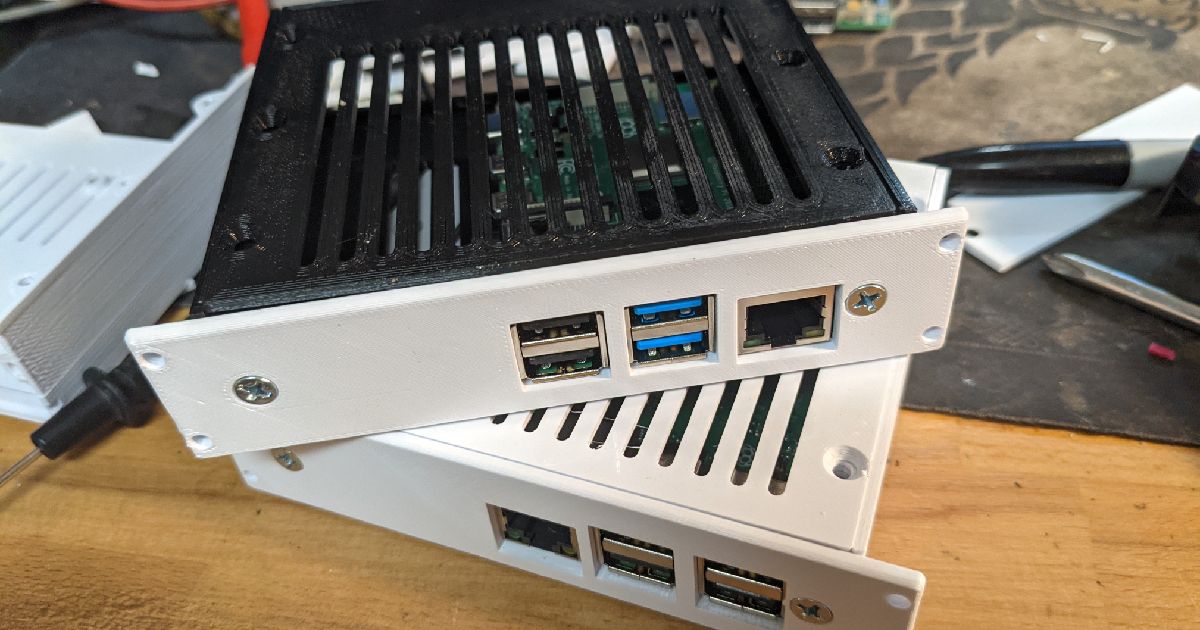 Eurorack Chassis For Raspberry Pi B by Beefdip | Download free STL ...