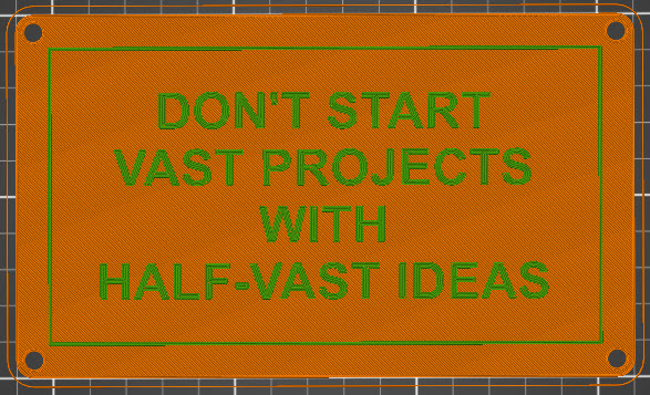 Vast Sign by TimW | Download free STL model | Printables.com